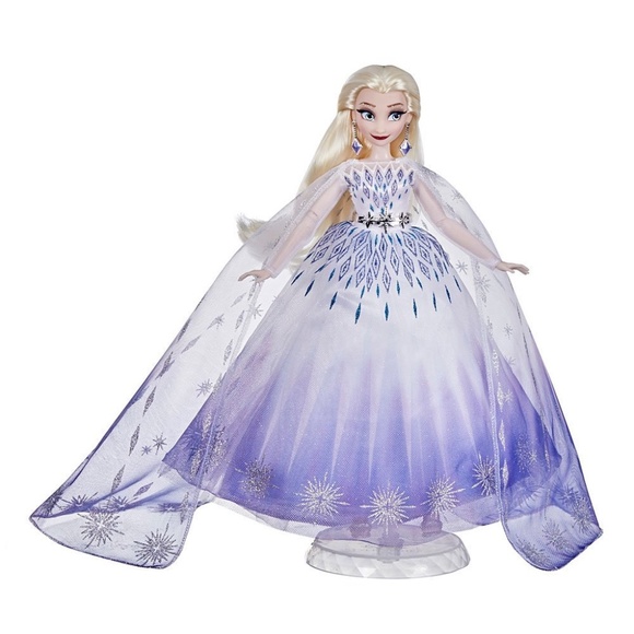 Hasbro | Toys | Disney Princess Style Series Holiday Elsa Fashion Doll ...